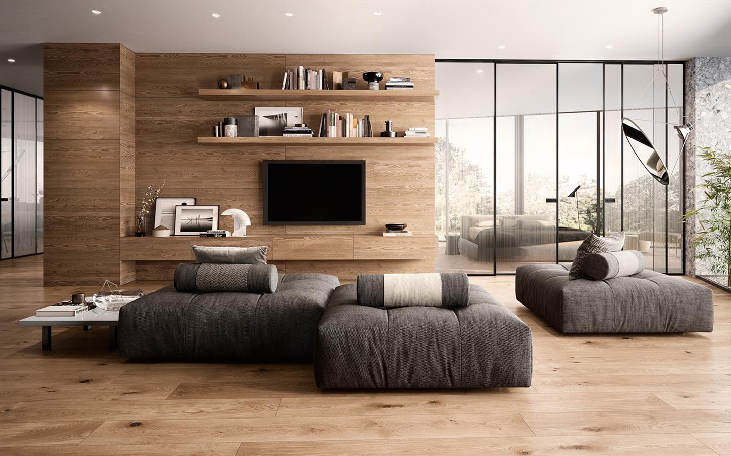 Boiserie Garofoli moderne e classiche con pareti attrezzate