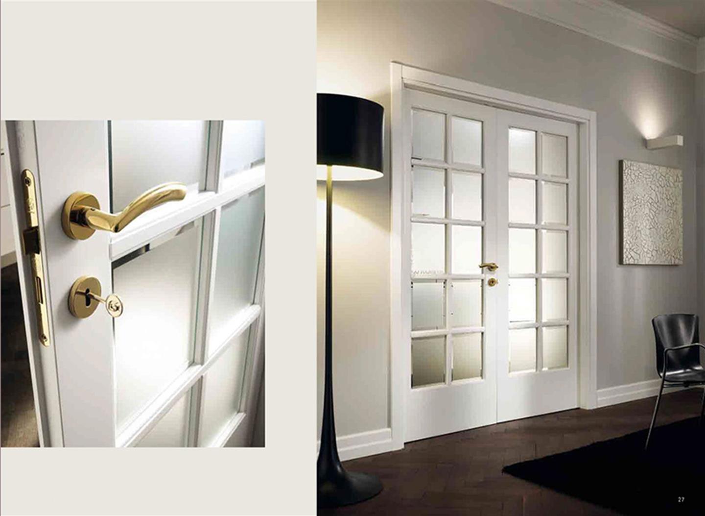 Porte bianche classiche Garofoli Miraquadra e Mirabilia